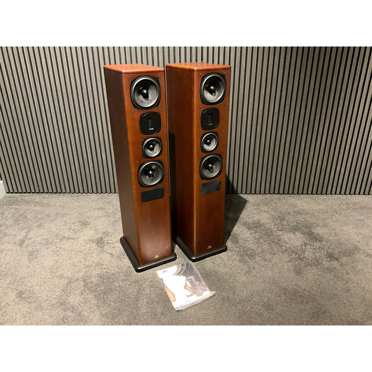 Castle Avon 5 tower speakers in cherry finish, Pre Loved pair — The ...