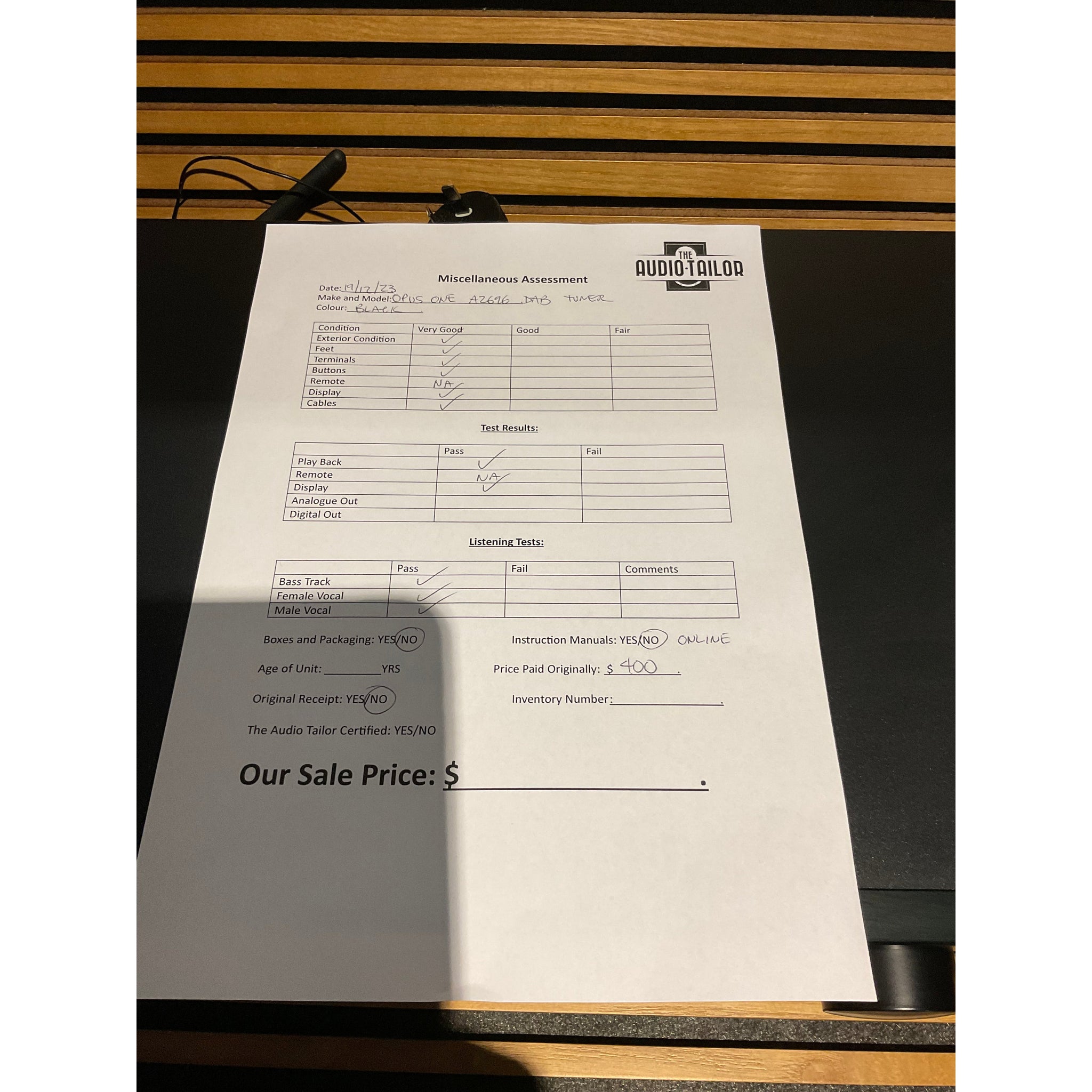 Digital Tuners — The Audio Tailor