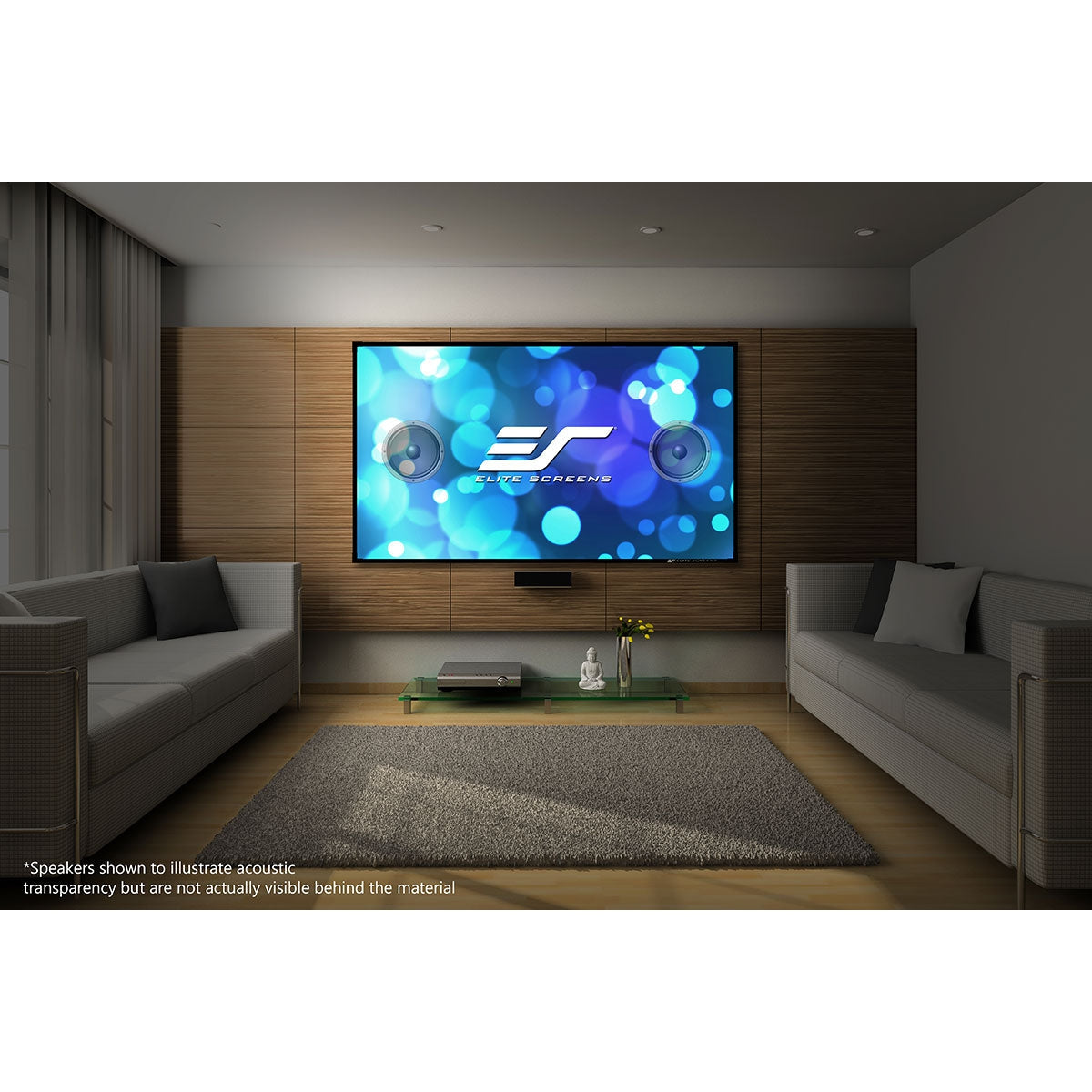 Elite Screens - Aeon acoustic pro UHD - Fixed Frame Projection Screen ...