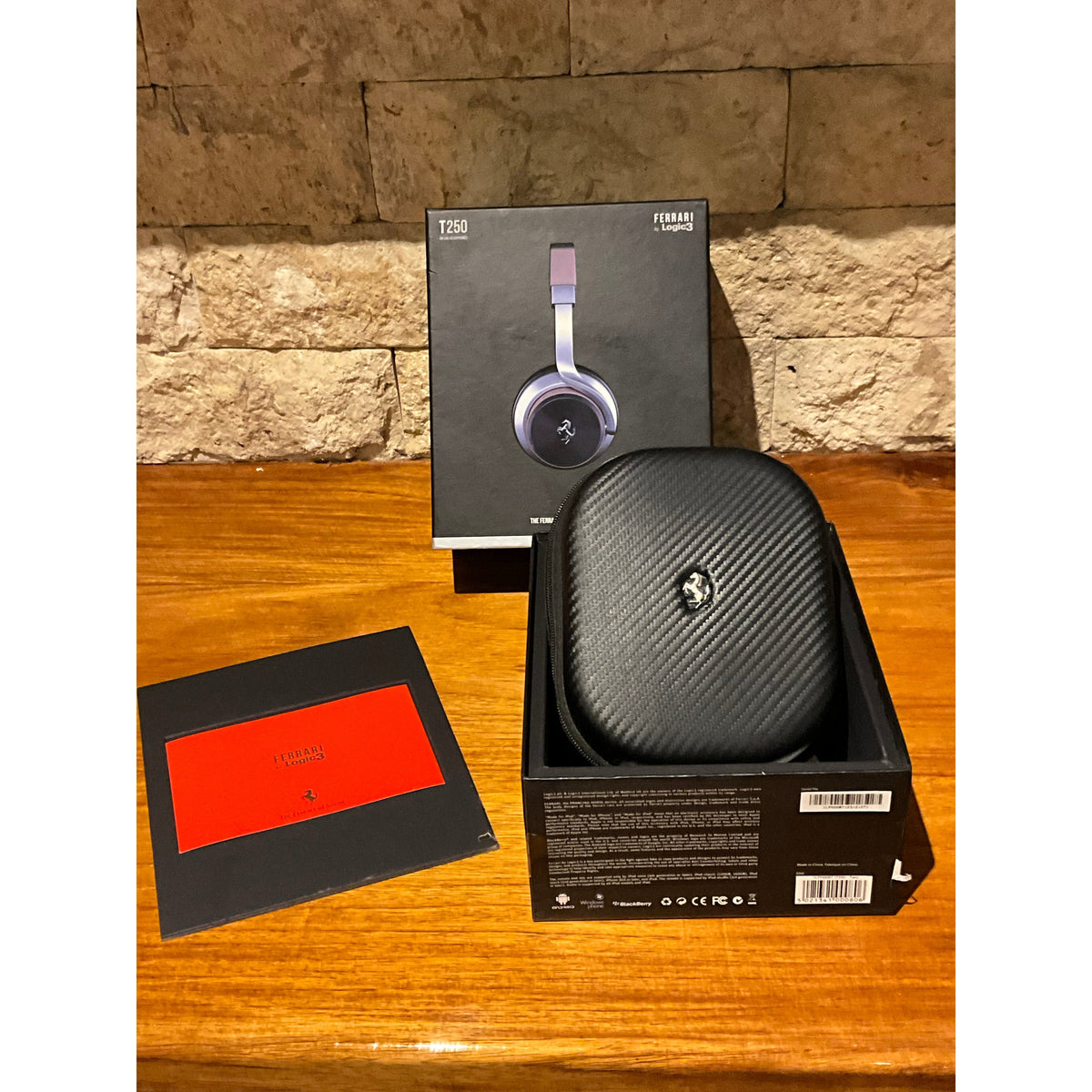 Ferrari T250 headphones by Logic3 pre loved — The Audio Tailor
