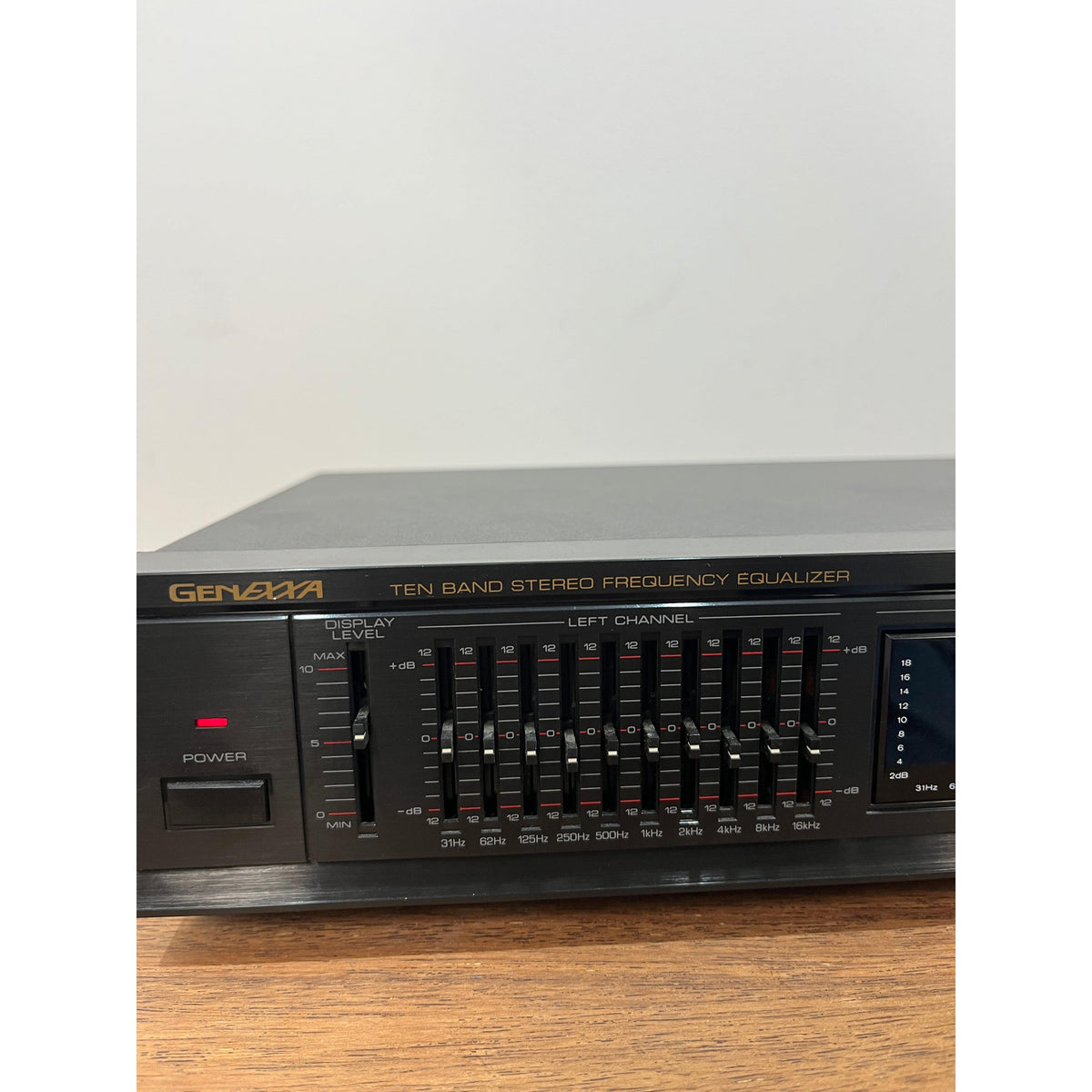 Genexxa graphic equaliser - Pre Loved — The Audio Tailor