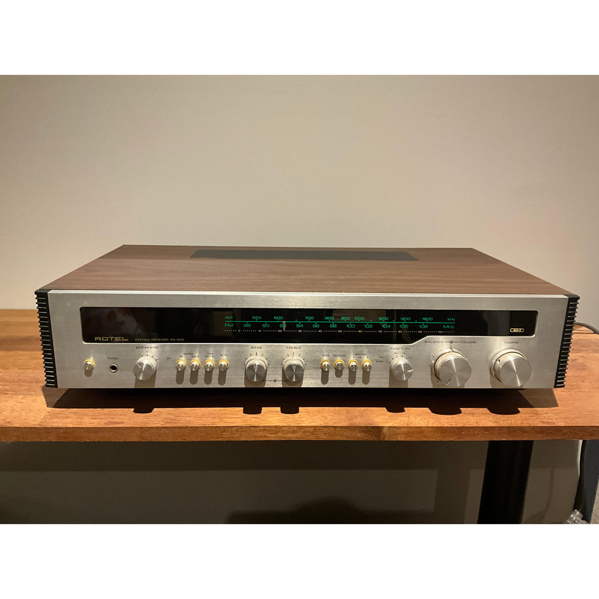 ROTEL RX 602 Retro Stereo Amplifier/Receiver, Pre Loved — The Audio Tailor